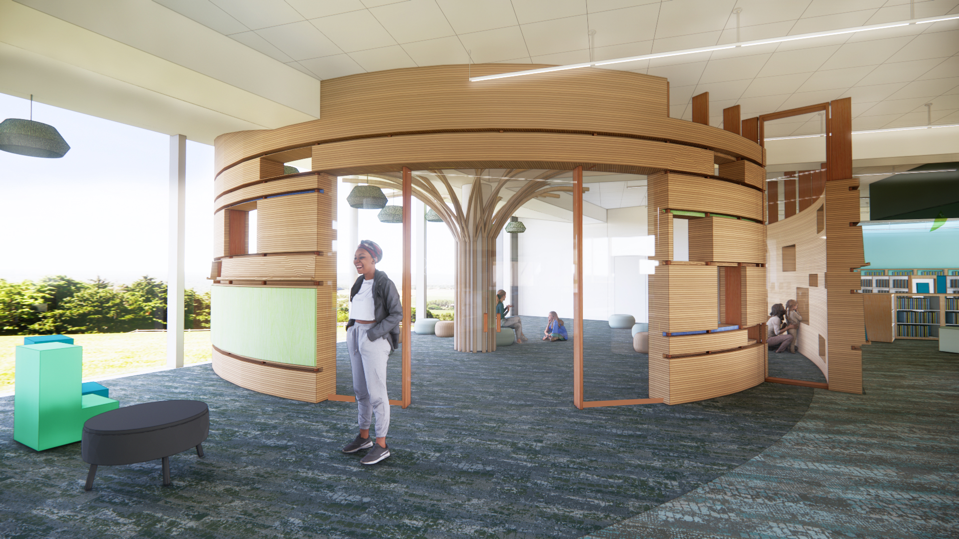 Indianapolis Public Library - Central Children & Teen Area - krM ...
